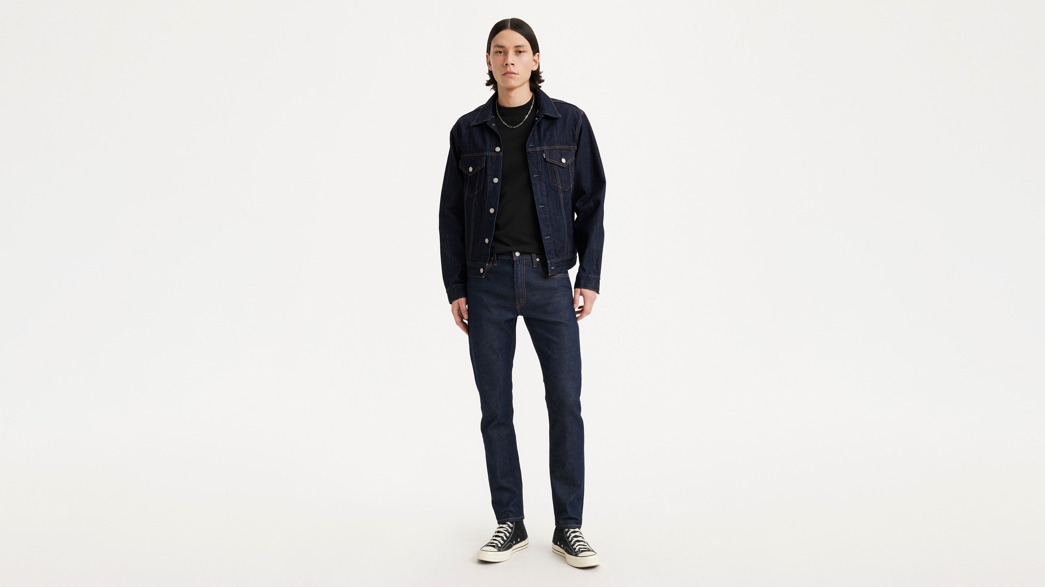Levi’s® Men’s Japanese Selvedge 512™ Slim Taper Jeans - MOJ 512 Dark ...