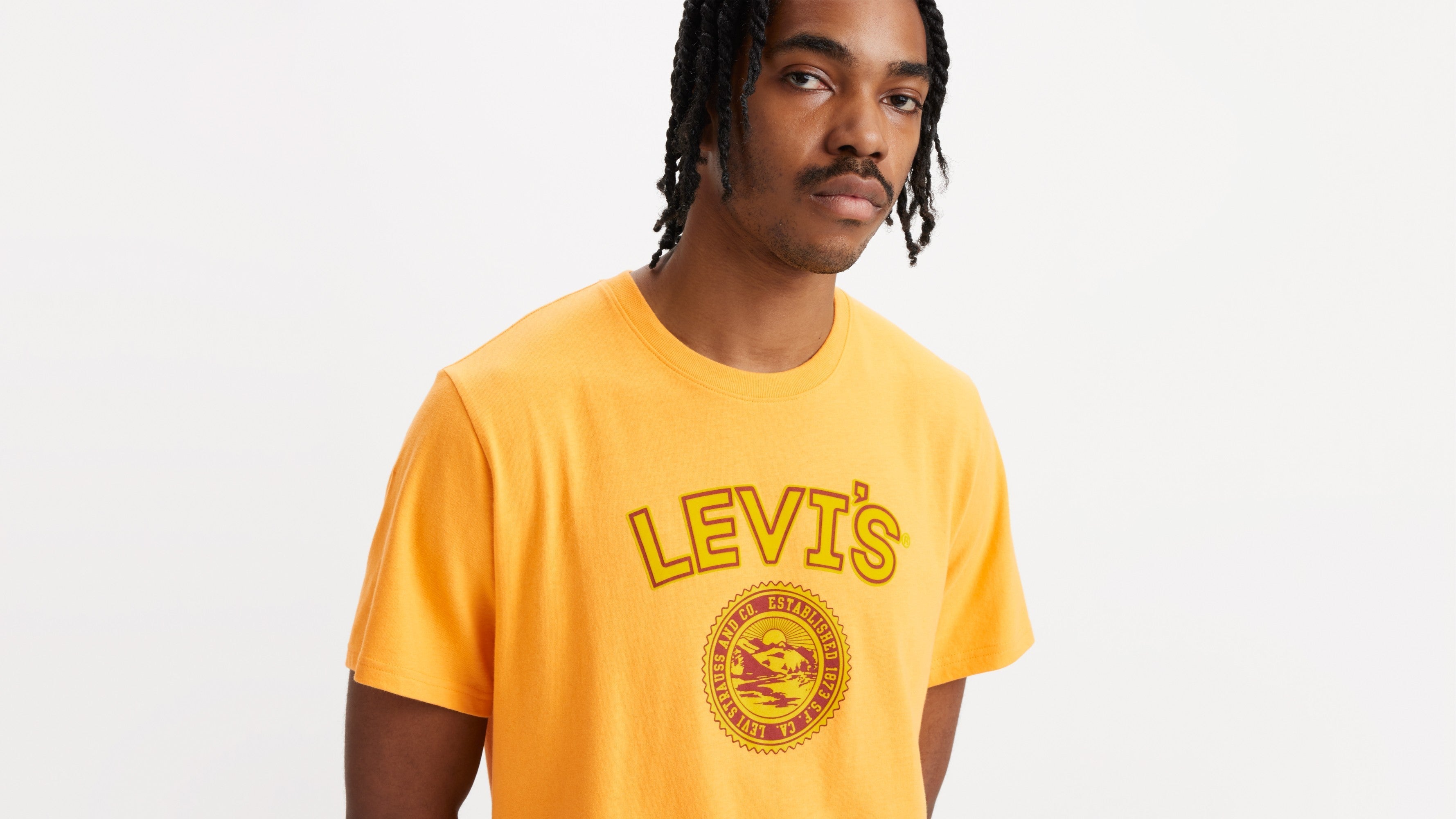 Levi's® Men's Relaxed Fit Short-Sleeve Graphic T-Shirt - Varsity Logo ...