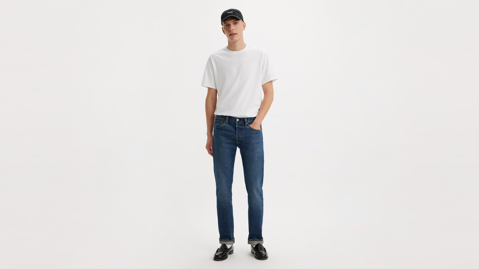 Levi's® Men's 501® Original Selvedge Jeans - Blast Of Blue Selvedge ...