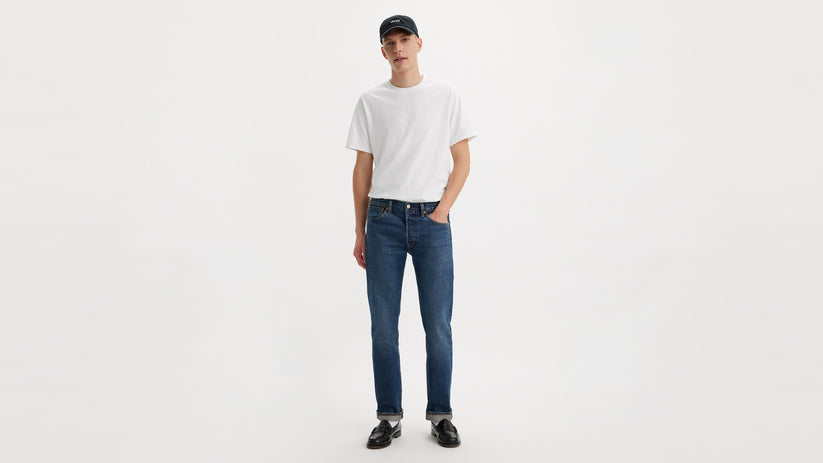 Levi's® Men's 501® Original Selvedge Jeans - Blast Of Blue Selvedge ...